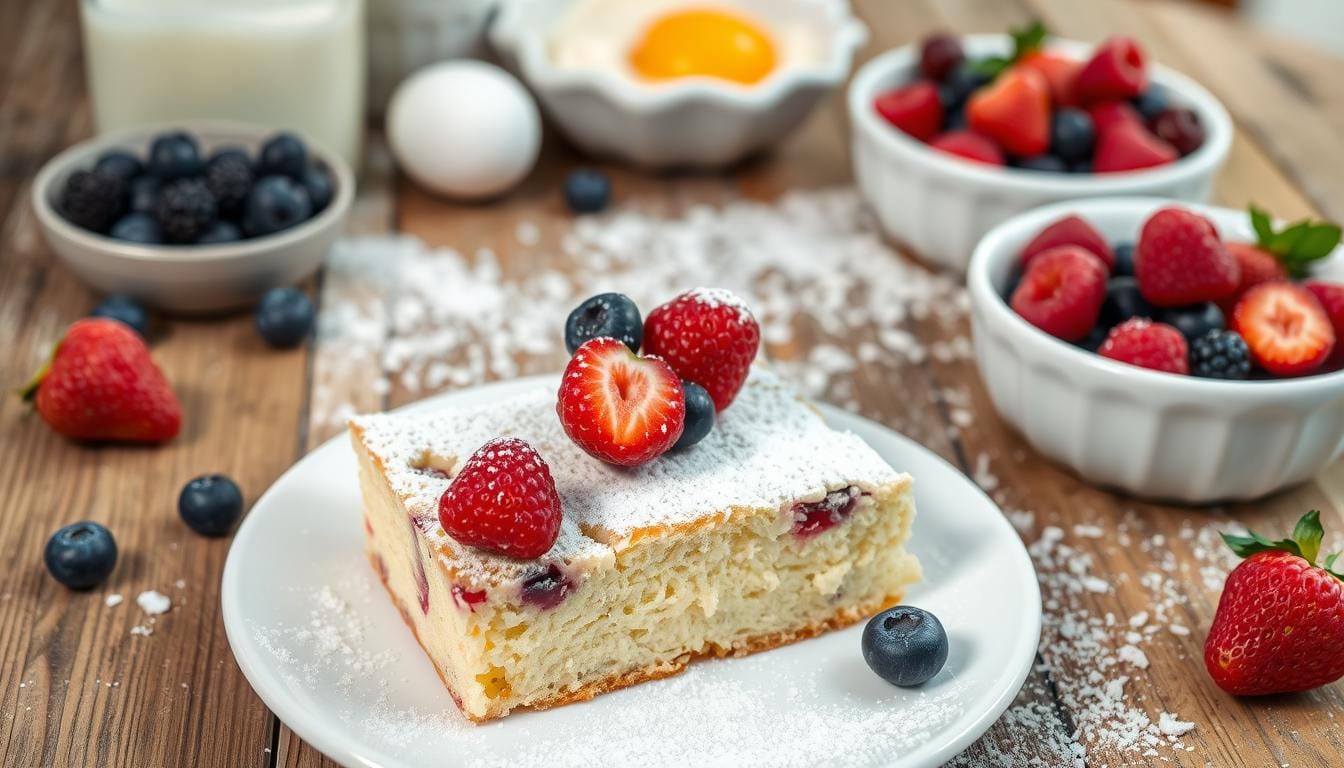 Delicious Kefir Sheet Cake Recipe Card