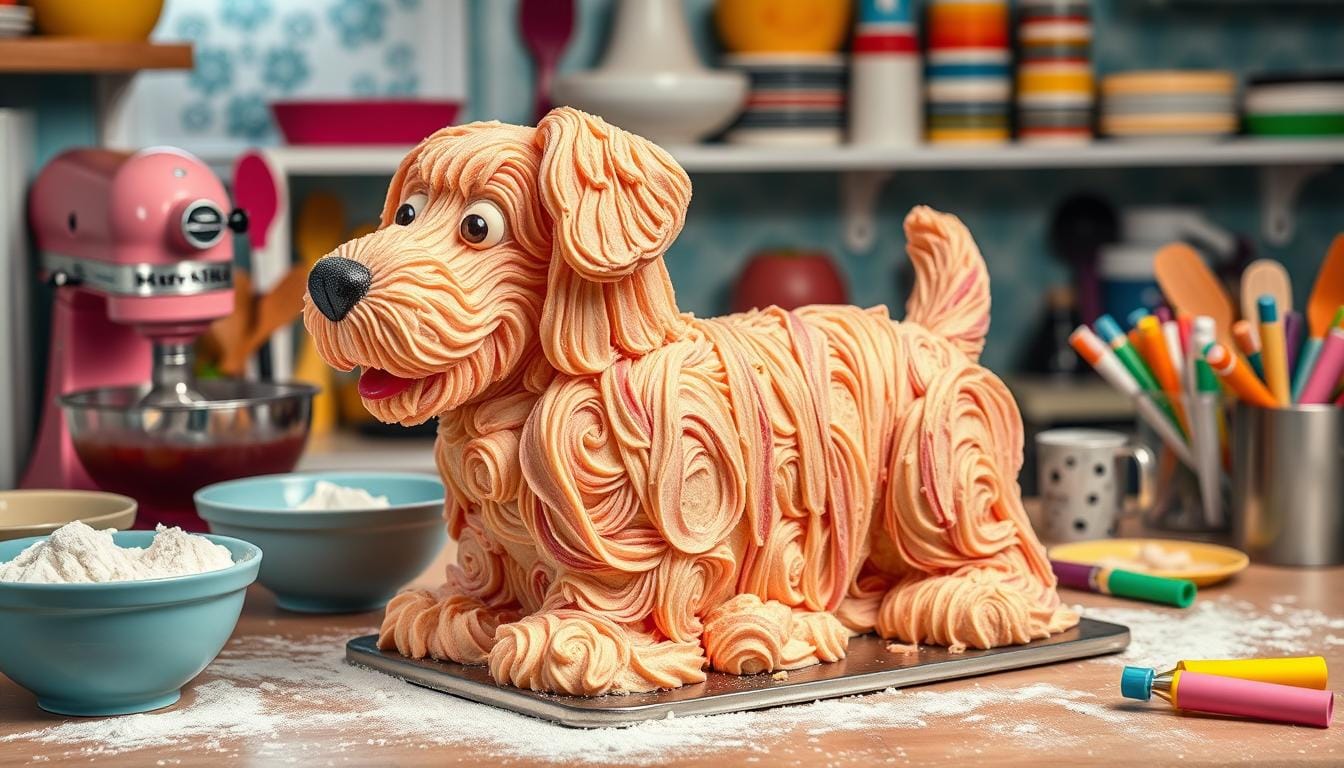 How to Make a Birthday Cake Shaped Like a Dog