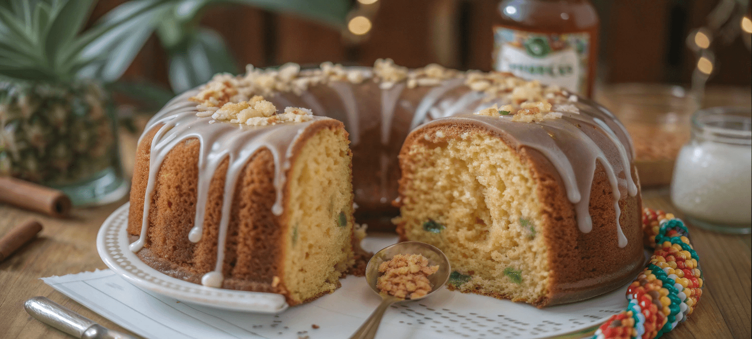Caribbean Festival Rum Cake Recipe - Traditional Dessert